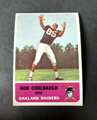 1962 Fleer Football Bob Coolbaugh, #69, Ex | eBay