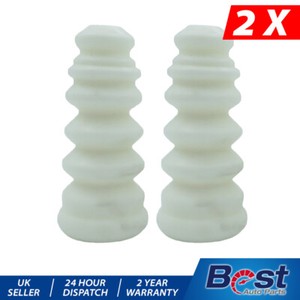 2X SEAT SKODA AUDI VW REAR BUMP STOPS SUSPENSION RUBBER BUFFER ...