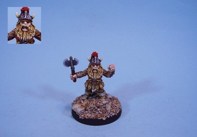 Ral Partha painted miniature Dragonlance hero Flint (30 day listing) | eBay