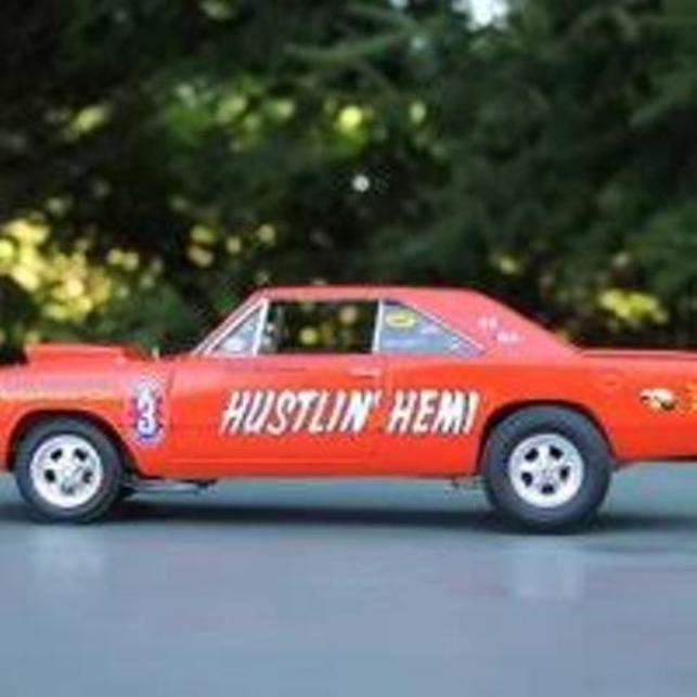 Paul Richardson's Hustlin Hemi Dodge Dart NHRA Drag 1/18th Decals | eBay
