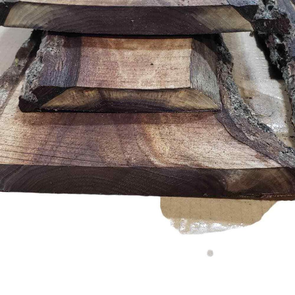 2ft Long Sapwood One Side Walnut Live Edge Slab | eBay