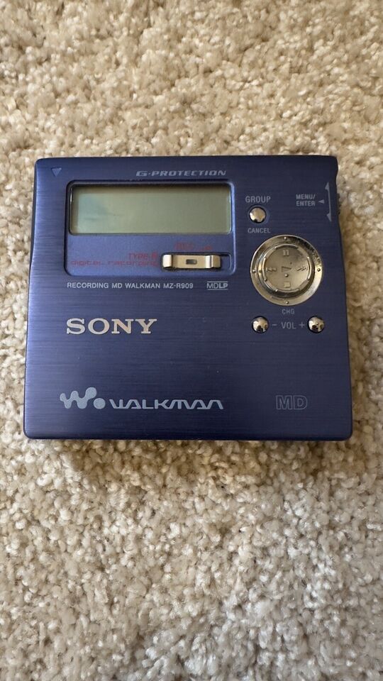 Sony MZ-R909 Mini Disc Player/Recorder Walkman . | eBay UK