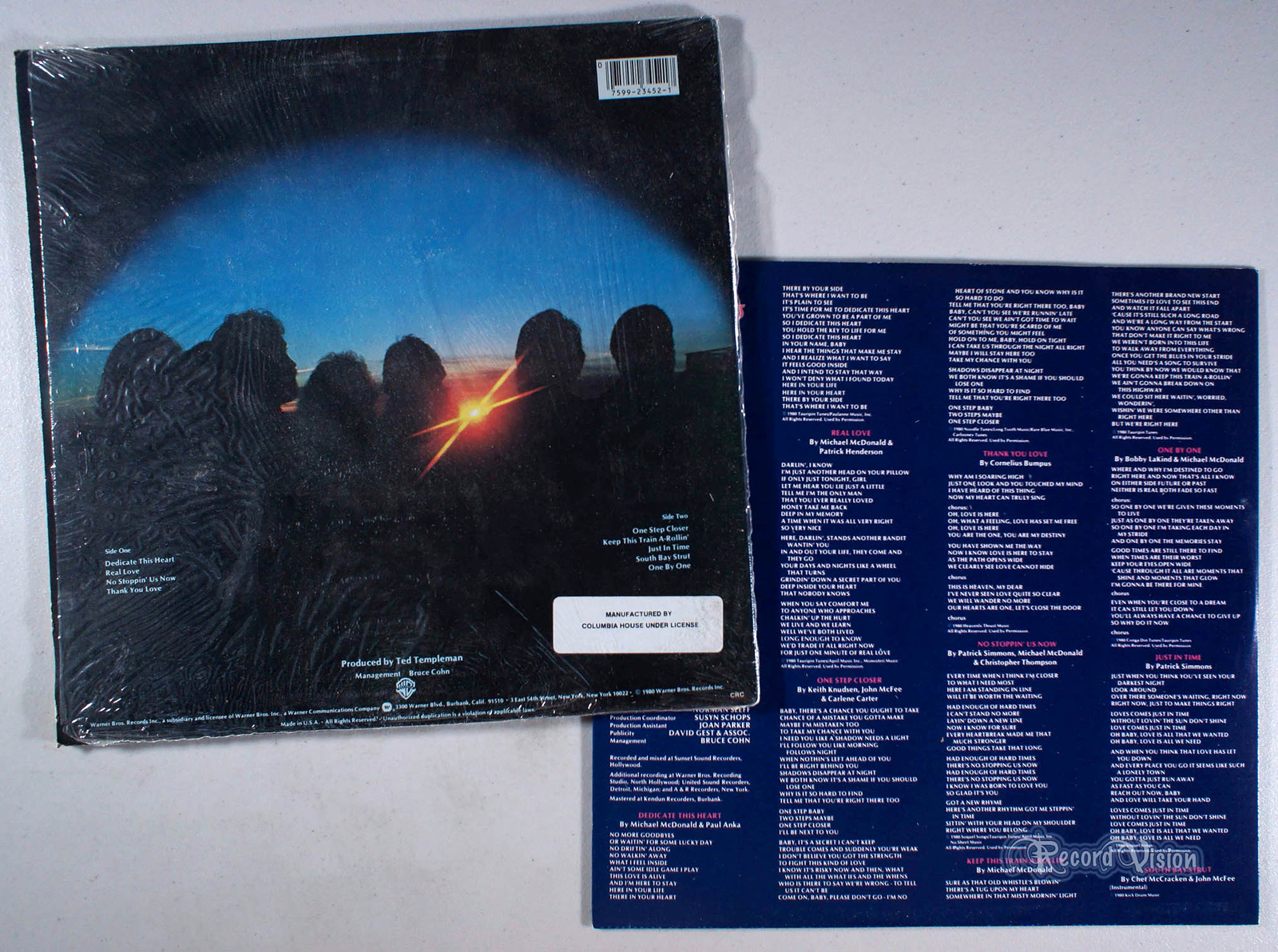 Doobie Brothers - One Step Closer (1980) Vinyl LP • Real Love, Michael ...