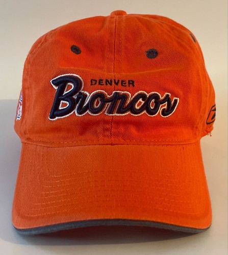 VINTAGE 1990'S DENVER BRONCOS REEBOK ADJUSTABLE BASEBALL CAP HAT NEW ...