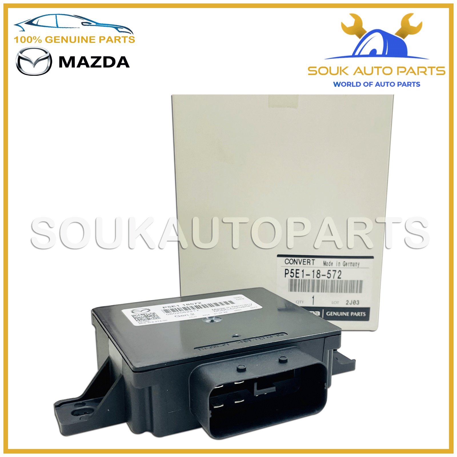 P5E1-18-572 Genuine Mazda CONVERTER, DC/DC P5E118572 OEM CX-3 CX-5 ...