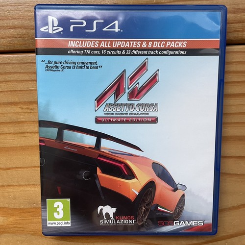 Assetto Corsa Ultimate Edition PS4 (PlayStation 4, 2018) All DLC ...