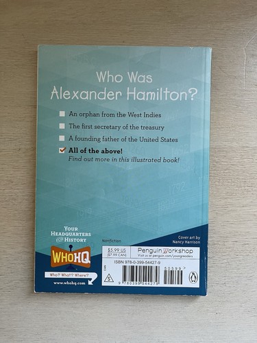 Who Was Alexander Hamilton? by Pam Pollack, Meg Belviso (2017, Digest ...