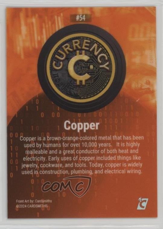 2024 Cardsmiths Currency Cred Series 3 Crystal Sparkle Copper #54 4g8 ...