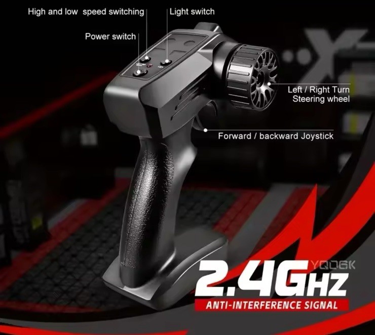 1:24 Scale RC Remote Control Drift 993 RWB Mini Toy Car Racing Lights 2 ...