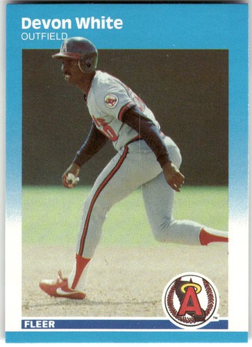 1987 Fleer Update #U123 Devon White RC [NM] [Base Set Baseball Card] | eBay