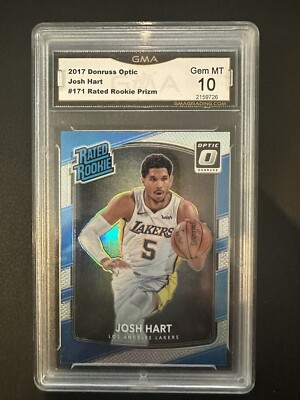2017 Panini Donruss Optic Holo Josh Hart Rookie Basketball Card Prizm ...
