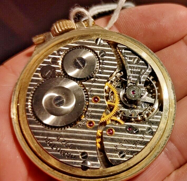 Hamilton 992b 21 jeweled RAILWAY SPECIAL pocket watch (RUNNING) | eBay