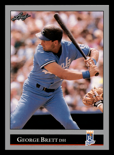 George Brett HOF 1992 Leaf #255 Kansas City Royals Mint | eBay