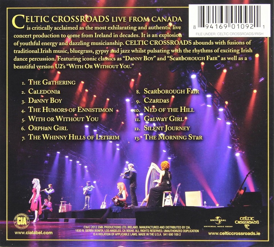 Celtic Crossroads Live from Canada (CD) (UK IMPORT) 894169010921 | eBay