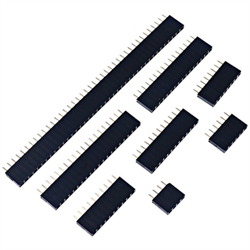 120PCS Single Row PCB Board Pin Header Arduino Prototype Shield ...