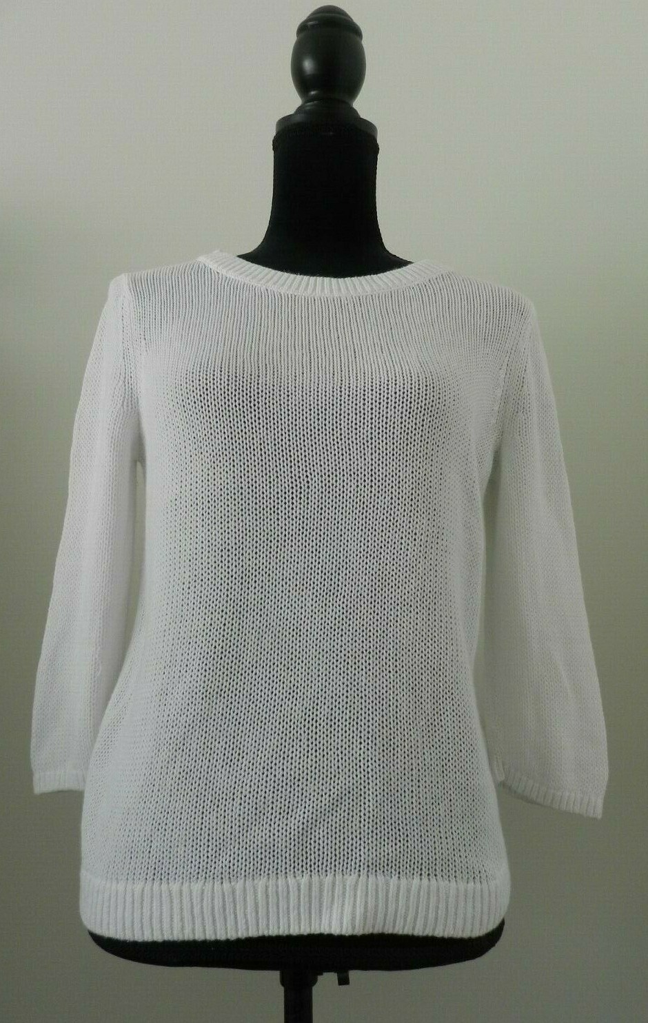 Banana Republic Women's Linen Cotton Blend Cross Open Back White ...