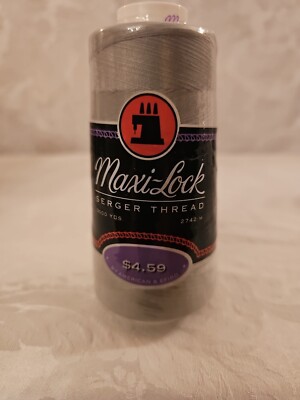 Maxi-Lock All-Purpose Serger Thread Tex 27 - 3000 Yard Cone - Light ...