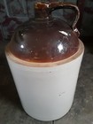 Antique 5 Gallon Love Field Potteries Dallas Jug Crock Whiskey ...