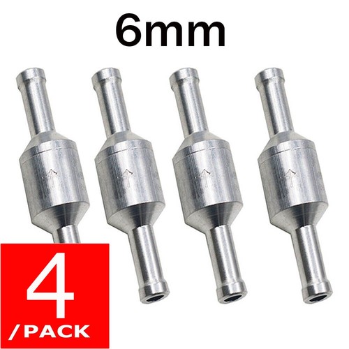 4Pc Inline One-way Non-return Check Valve Auminium Fuel Water Gas Air ...