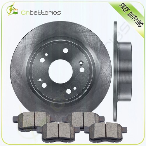 Rear Brake Pads and Rotors For Ford Edge Explorer Flex Lincoln MKS MKT ...