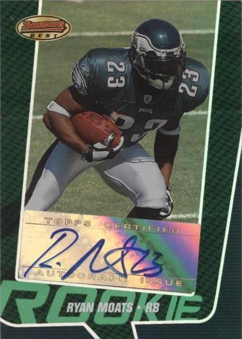 2005 Bowman's Best - Rookie Ryan Moats #115 Green /599 (AU, RC) for ...