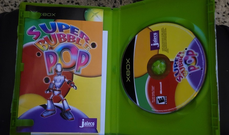 TESTED - Super Bubble Pop - XBOX - CIB - Complete In Box With Manual | eBay