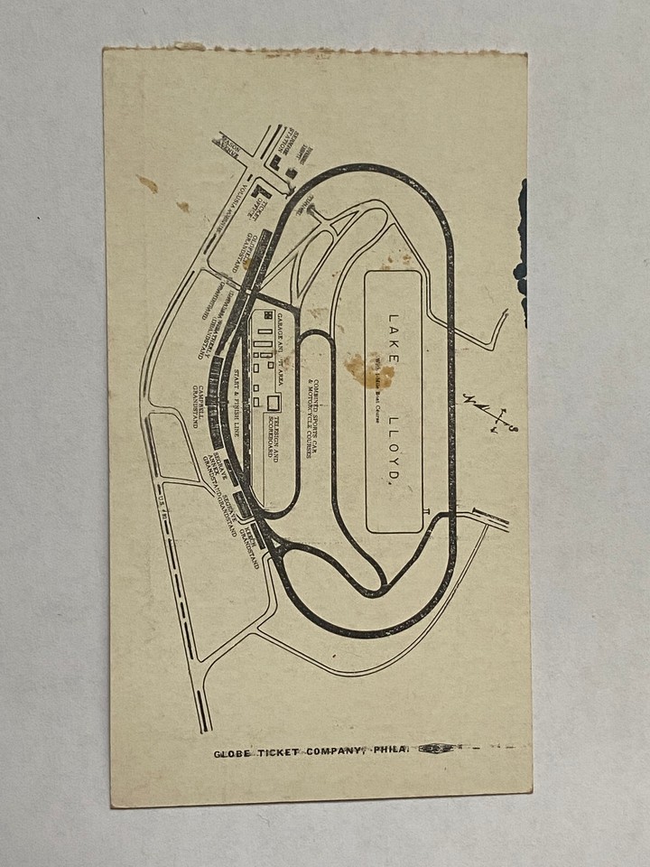 Original 1965 Daytona Speedway 250 Mile NASCAR Ticket Stub, Marvin ...