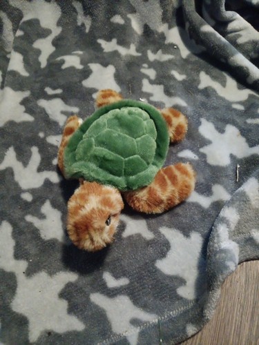 SEA TURTLE Wild Republic Green Brown Sea Turtle Plush stuffed animal ...