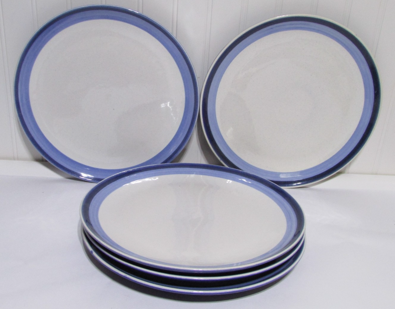 Pfaltzgraff Denim Blues Vintage 11" Dinner Plates Set of 4 | eBay