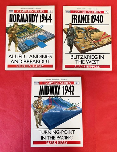 Bargain Lot (3) Books: OSPREY 'Campaign Series' Battle Reference Series ...