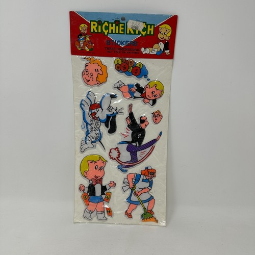 Richie Rich Stickers 3D 1983 Vintage READ NOTE | eBay