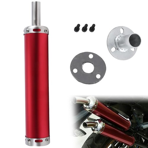 2 Stroke Exhaust End Can Tail Pipe Silencer Motorcycle Motorbike ...