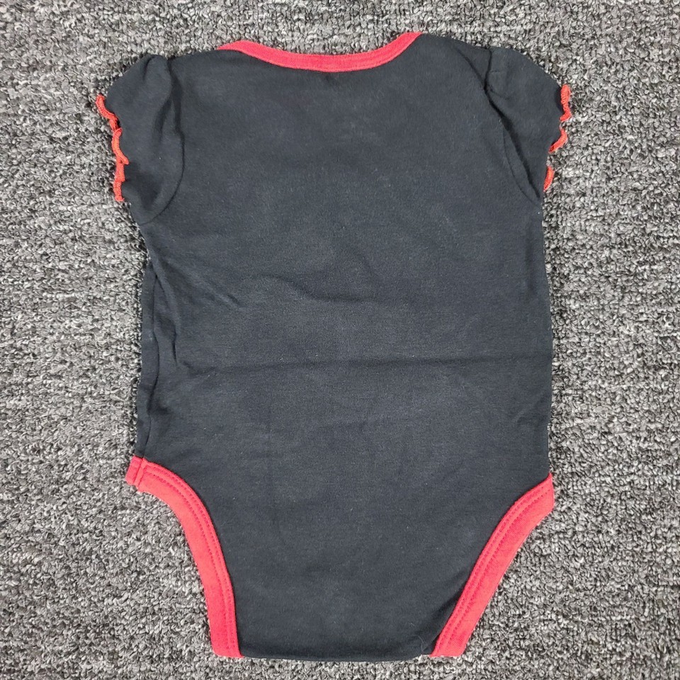 Wisconsin Badgers One Piece Baby Girls 0/3 Months Black Gen2 NCAA ...