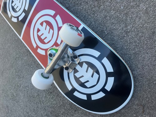 Element Mini Logo Globe Skateboard Comp Red Blue 7.5 | eBay