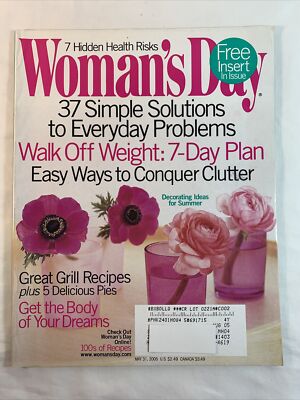 Woman's Day Magazine ~May 31, 2005- Great Grill Recipes | eBay