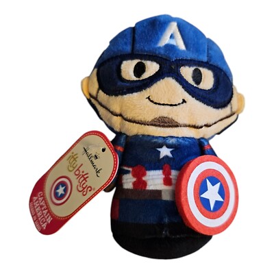 Hallmark Itty Bittys CAPTAIN AMERICA Second in Series 2nd (Marvel) NWT ...
