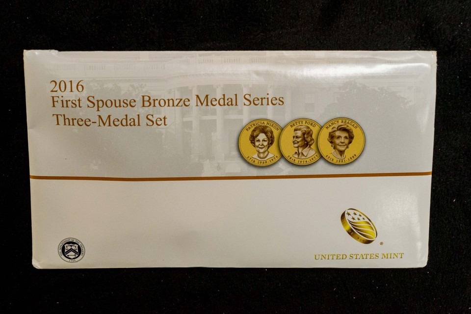2016 FIRST SPOUSE BRONZE MEDAL SERIES Three-Medal Set w/OGP | eBay
