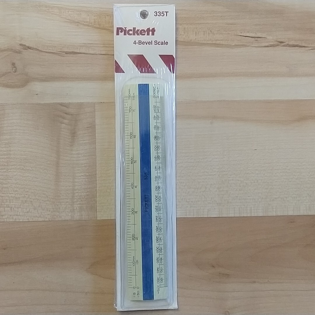 Vintage Pickett 335T Ruler 4-Bevel Scale & Case New Old Stock | eBay
