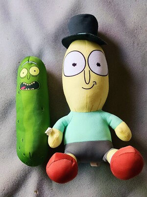 Rick and Morty 10" Pickle Rick & Mr. Poopy Butthole Plush Adult Swim ...