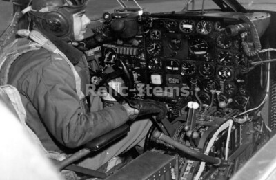 WW2 Picture Photo Cockpit and instrument panel of an A-26 Invader ...