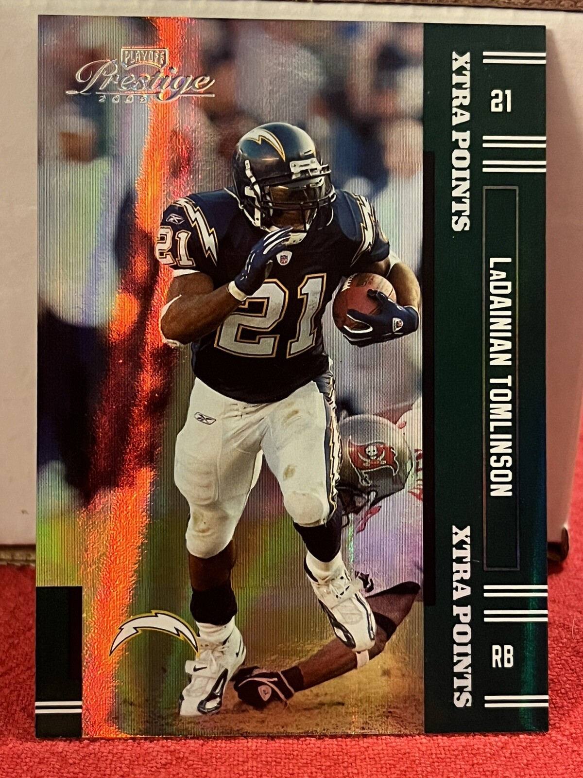 2005 Playoff Prestige LaDainian Tomlinson Xtra Points GREEN #26/50 ...