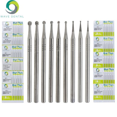 Wave Dental Carbide Burs Straight Handpiece Round HP1/4 1/2 1 2 3 4 5 6 ...