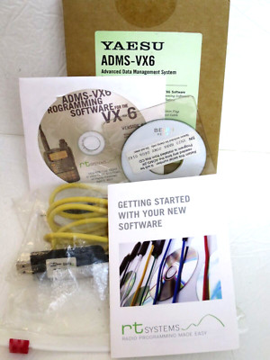 YAESU ADMS -VX6 PROGRAMMING SOFTWARE & CABLE | eBay