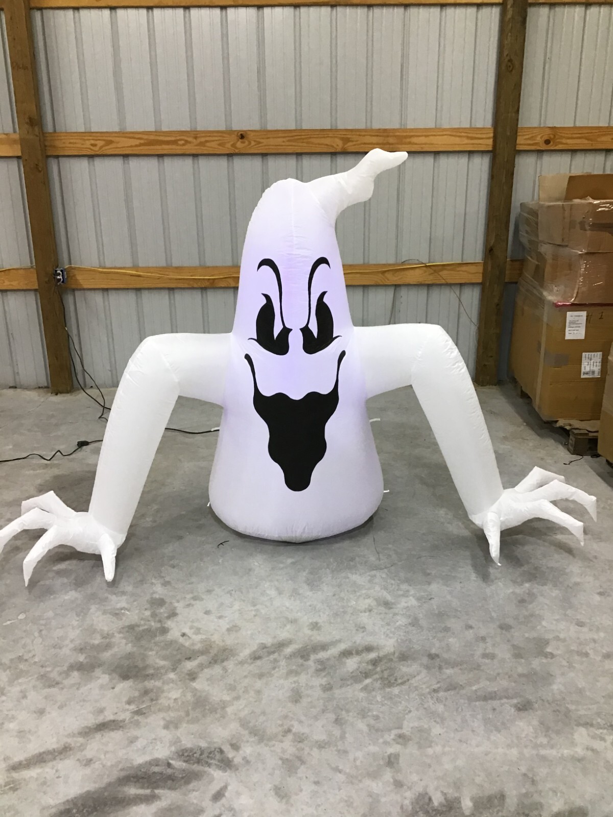 5ft Gemmy Airblown Inflatable Prototype Halloween Crawling Ghost ...
