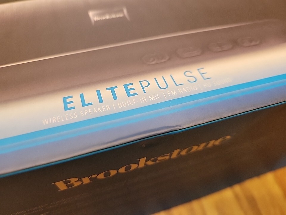 Brookstone Elite Pulse BT Bluetooth Sound Bar Wireless Speaker | eBay