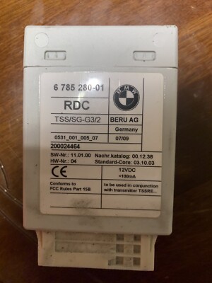 06-10 BMW RDC MODULE E90 E92 328i 335i Tire Pressure Monitor Control 6 ...