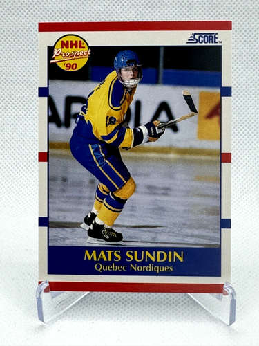 1990-91 Score #398 - Mats Sundin RC - "NHL Prospect Rookie" Hockey Card ...