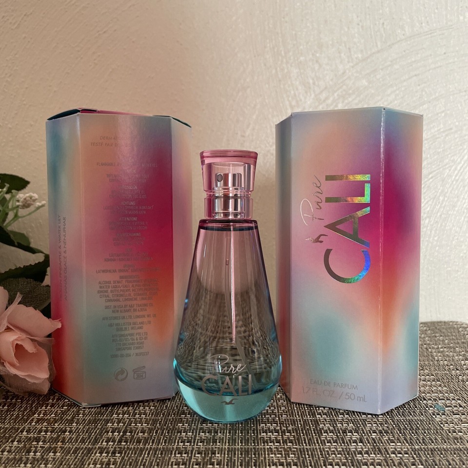 2 Qty Hollister Pure Cali 1.7 Oz Perfume Women Spray Eau De Parfum Edp ...