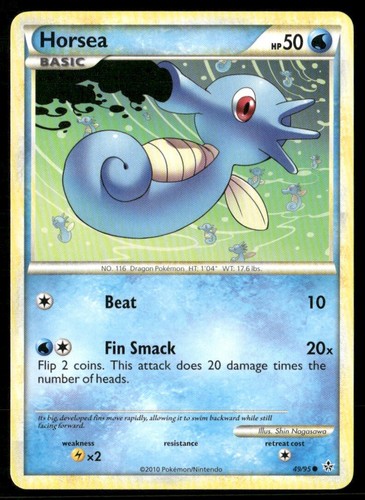 2010 HS Unleashed Set Pokemon Card 49 Horsea LP | eBay