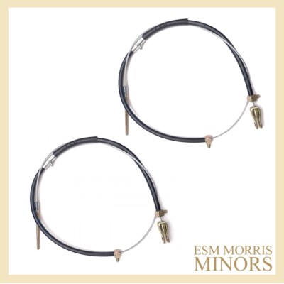 Morris Minor Saloon/Traveller Hand Brake Cable with Grease Nipple x 2 ...